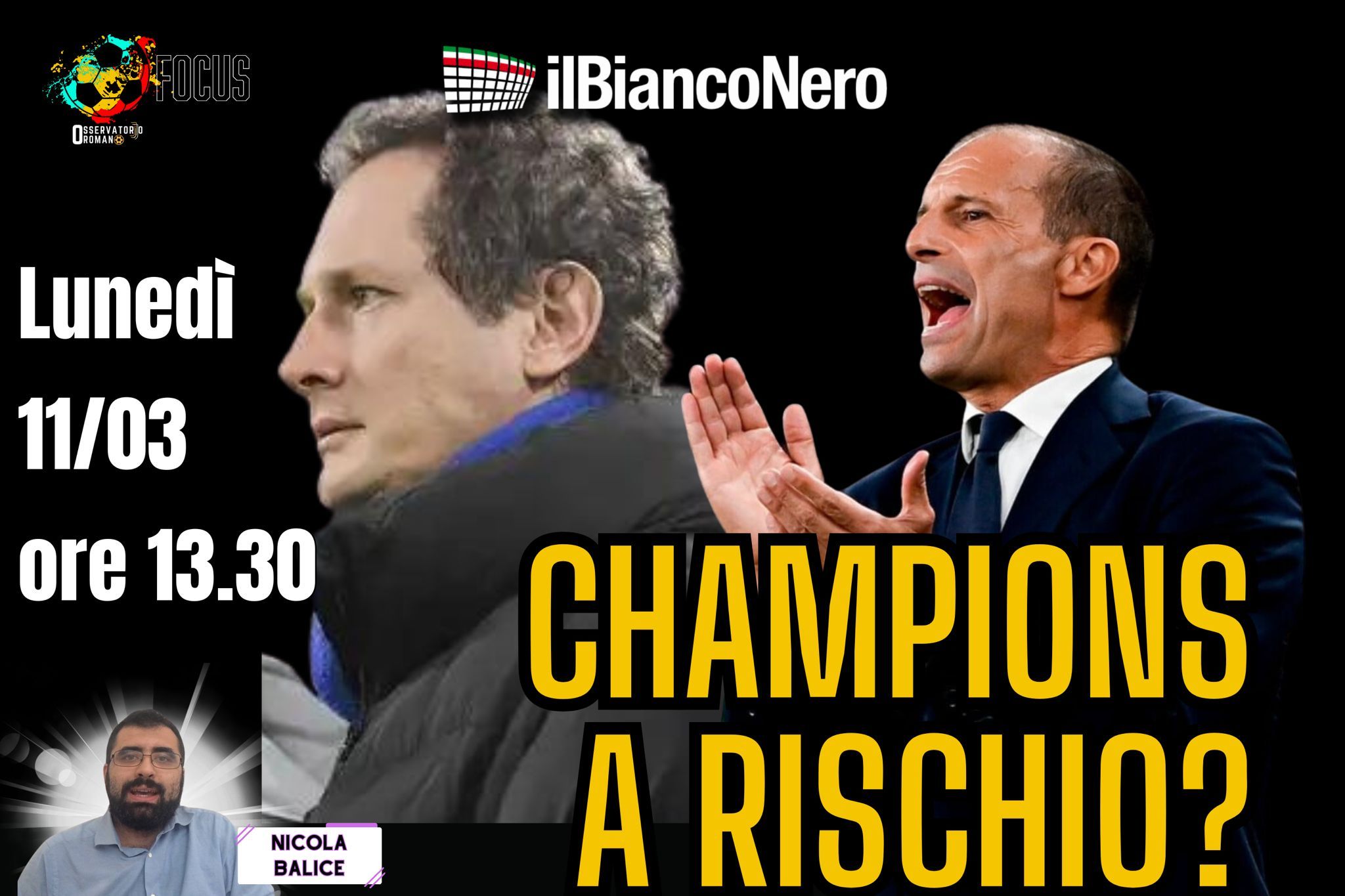 OR LIVE con Chirico e Balice, rivivi il post Juve-Atalanta e le ultime ...